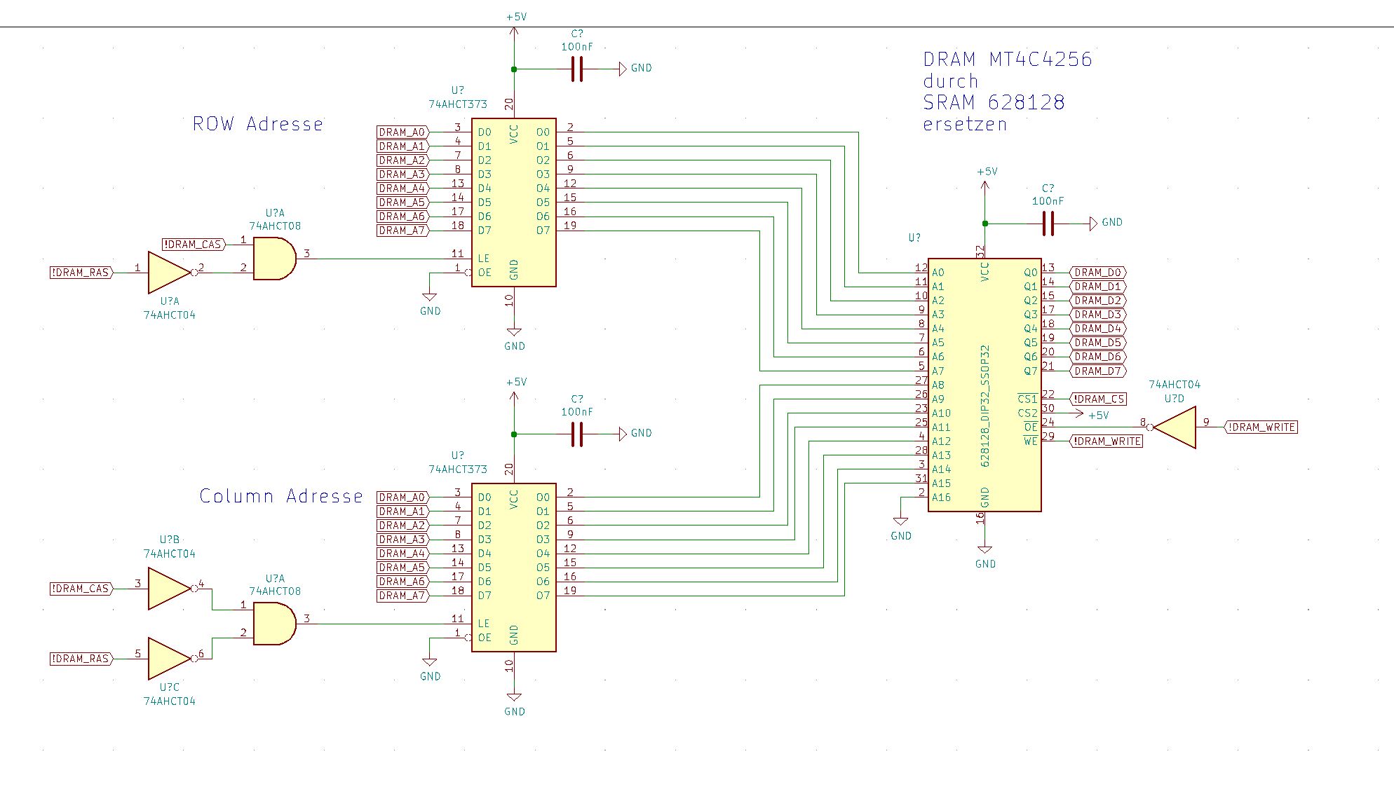 DRAM durch SRAM ersetzen - Mikrocontroller.net