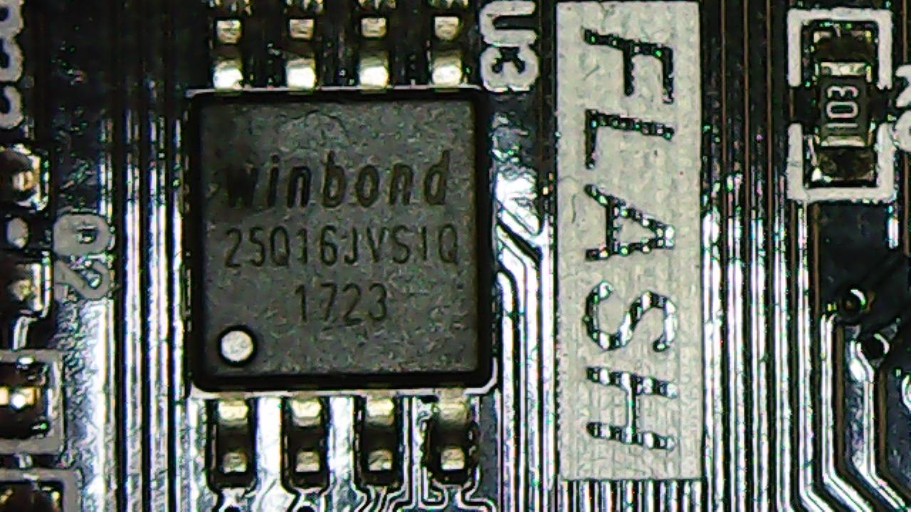 Winbond Flash 25Q16 upgrade - Mikrocontroller.net