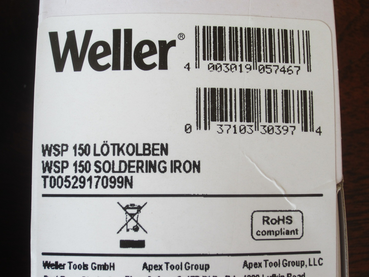 (V) Weller WSP 150 Lötkolben für u.a. WSD 151, WDD 161v, WSD 161, WT2 ...