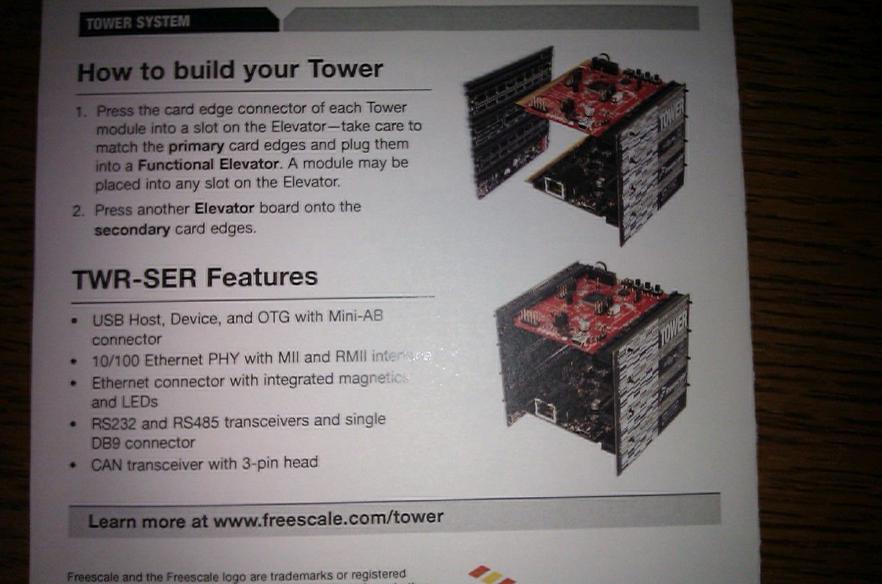 [V] Freescale Tower-System TWR12G128B - Mikrocontroller.net