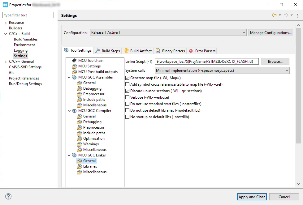 linkerscript stm32 - Mikrocontroller.net