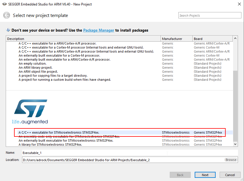 Segger Embedded Studio: Memory (map) problem - Mikrocontroller.net