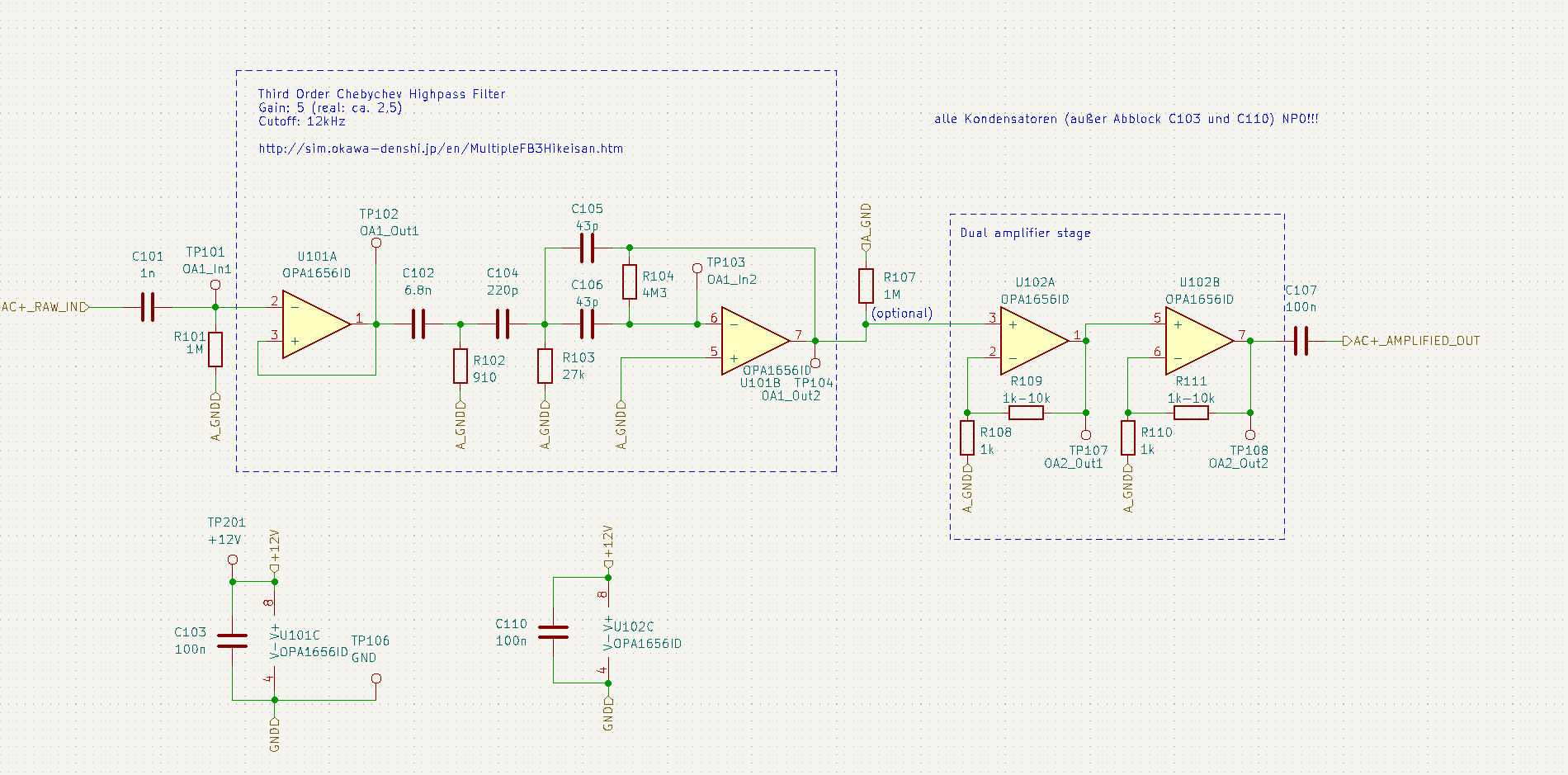 Review Filter- und Verstärkerschaltung - Mikrocontroller.net