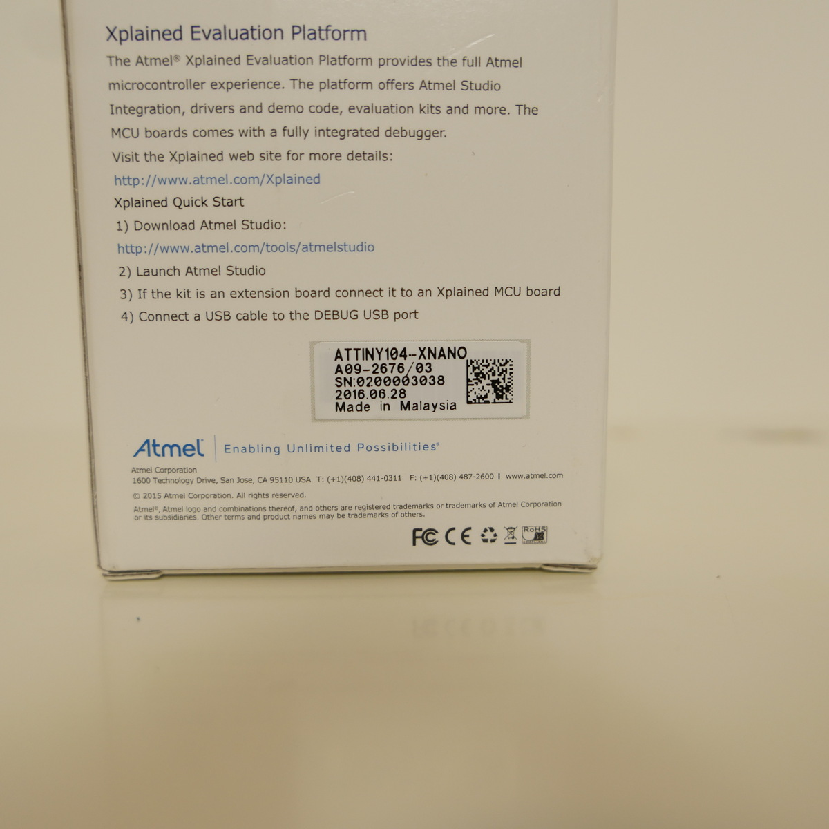 [V] Atmel-ICE Debugger, RN52 BT Module, ATTINY104 XNANO - Mikrocontroller.net