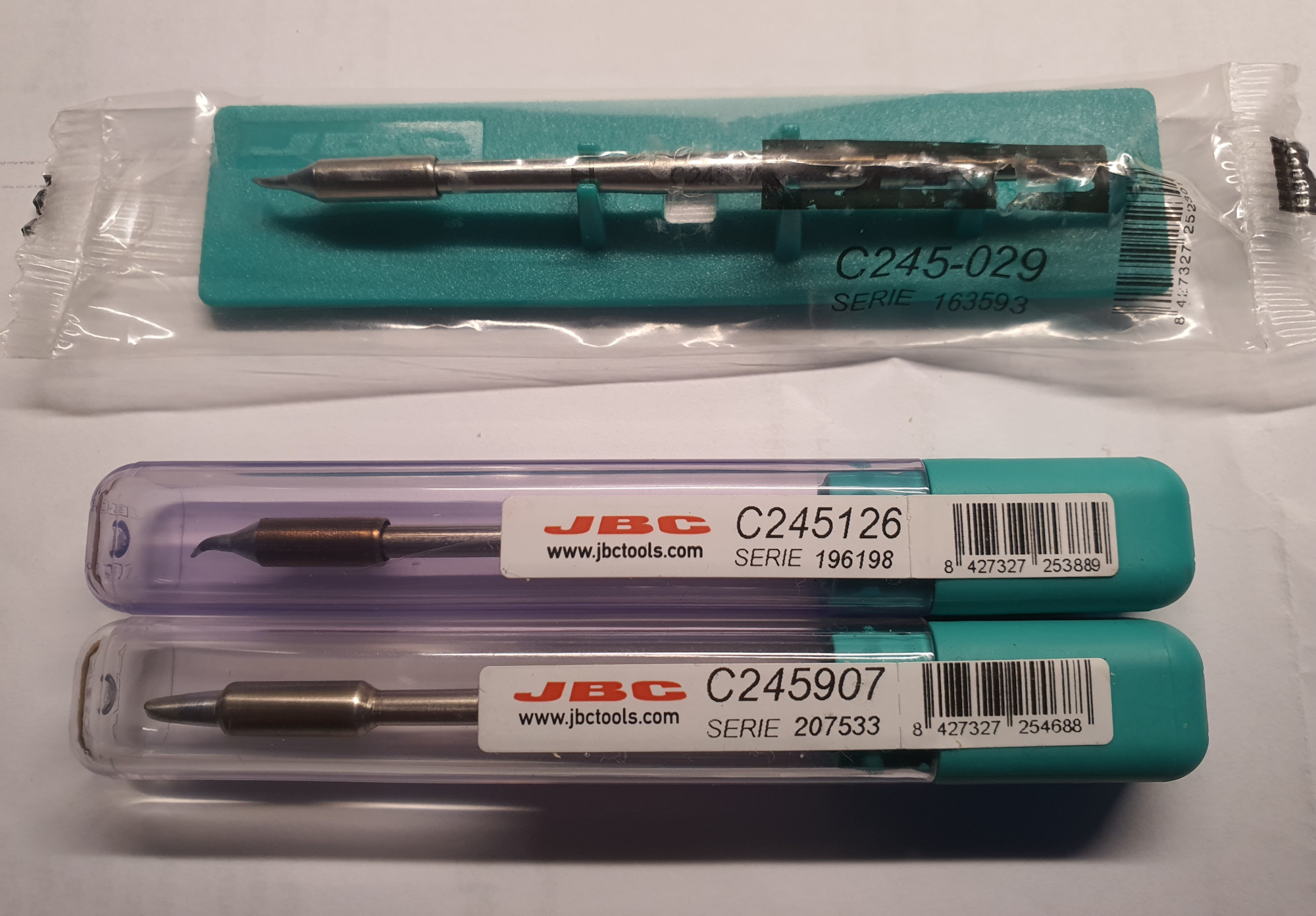 [V] JBC Lötspitzen C245 Reihe drei Stück - Neu - Mikrocontroller.net