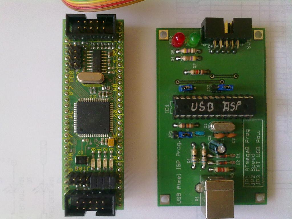 V Atmega128 Board Und Usbasp