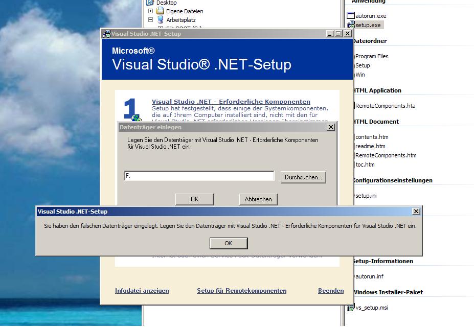 Probleme mit Installation Visual Studio.NET2003 - Mikrocontroller.net