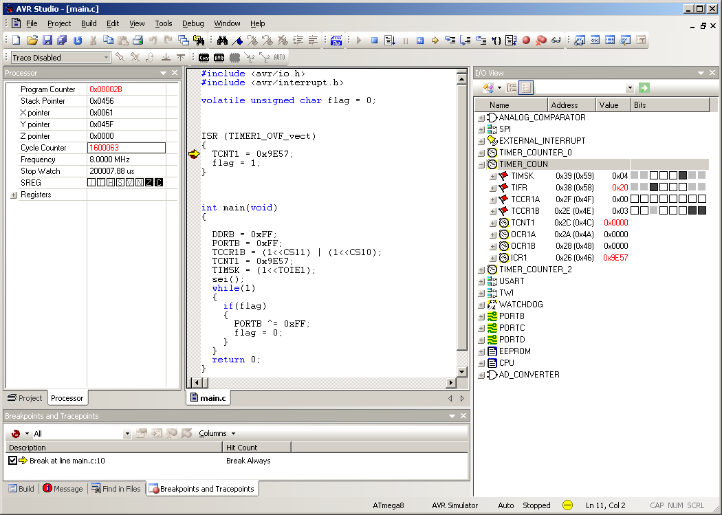 Timer funktioniert nicht - Mikrocontroller.net